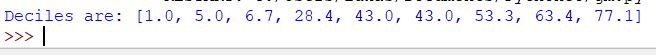 How To Calculate Deciles In Python Pythoneo 