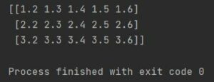 How to get column in Numpy array? - Pythoneo