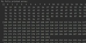 How to print full array in Numpy? - Pythoneo