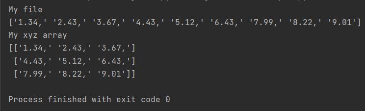 How To Convert Numpy To Xyz File Pythoneo