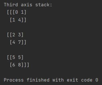 How to stack arrays in Numpy? : Pythoneo
